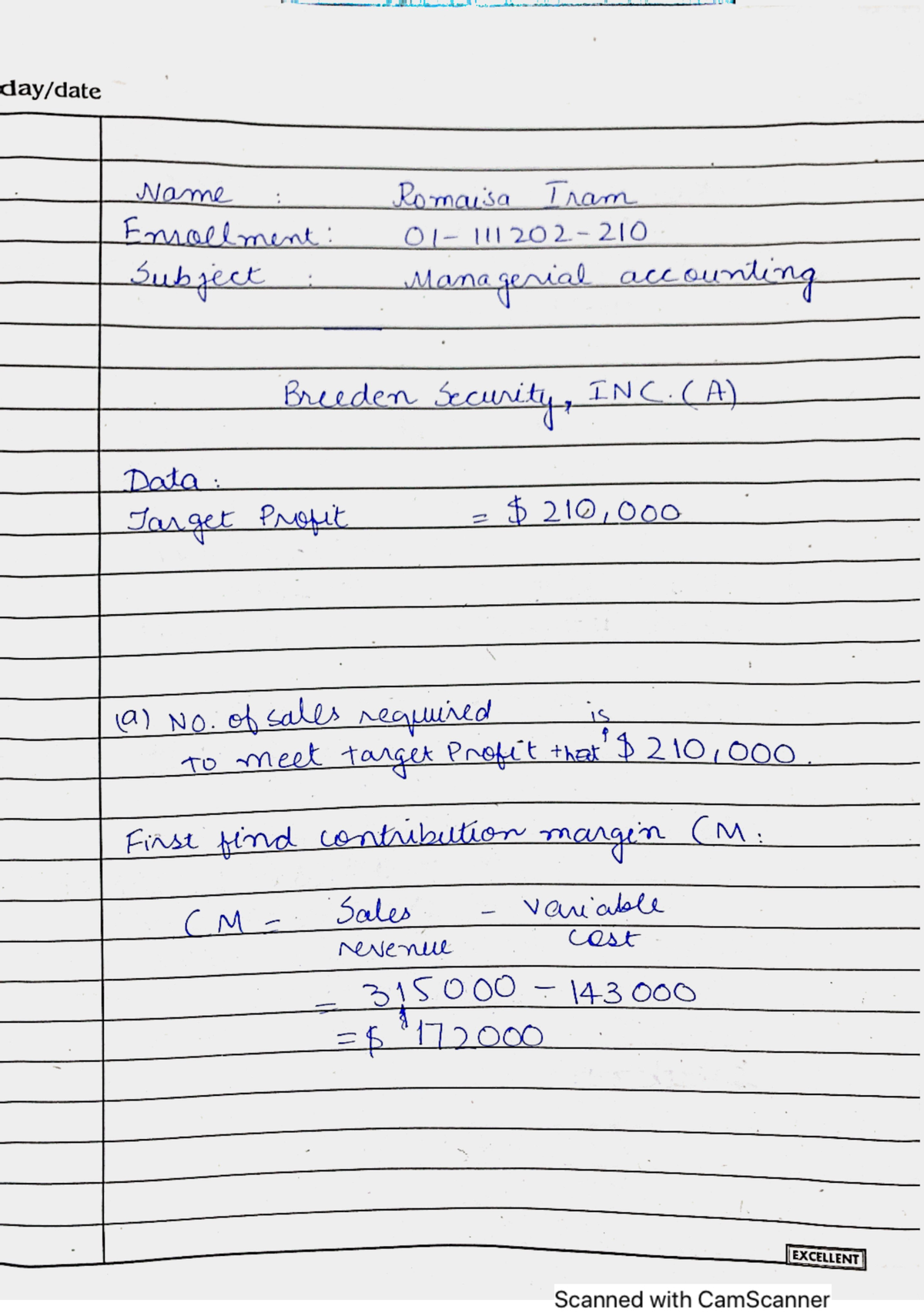 Assignment CVP - CVP - Advanced application in IT - Studocu