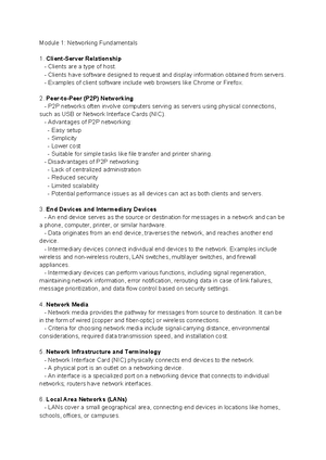 Module 2 Basic Switch and End Device Configuration - Devices like ...