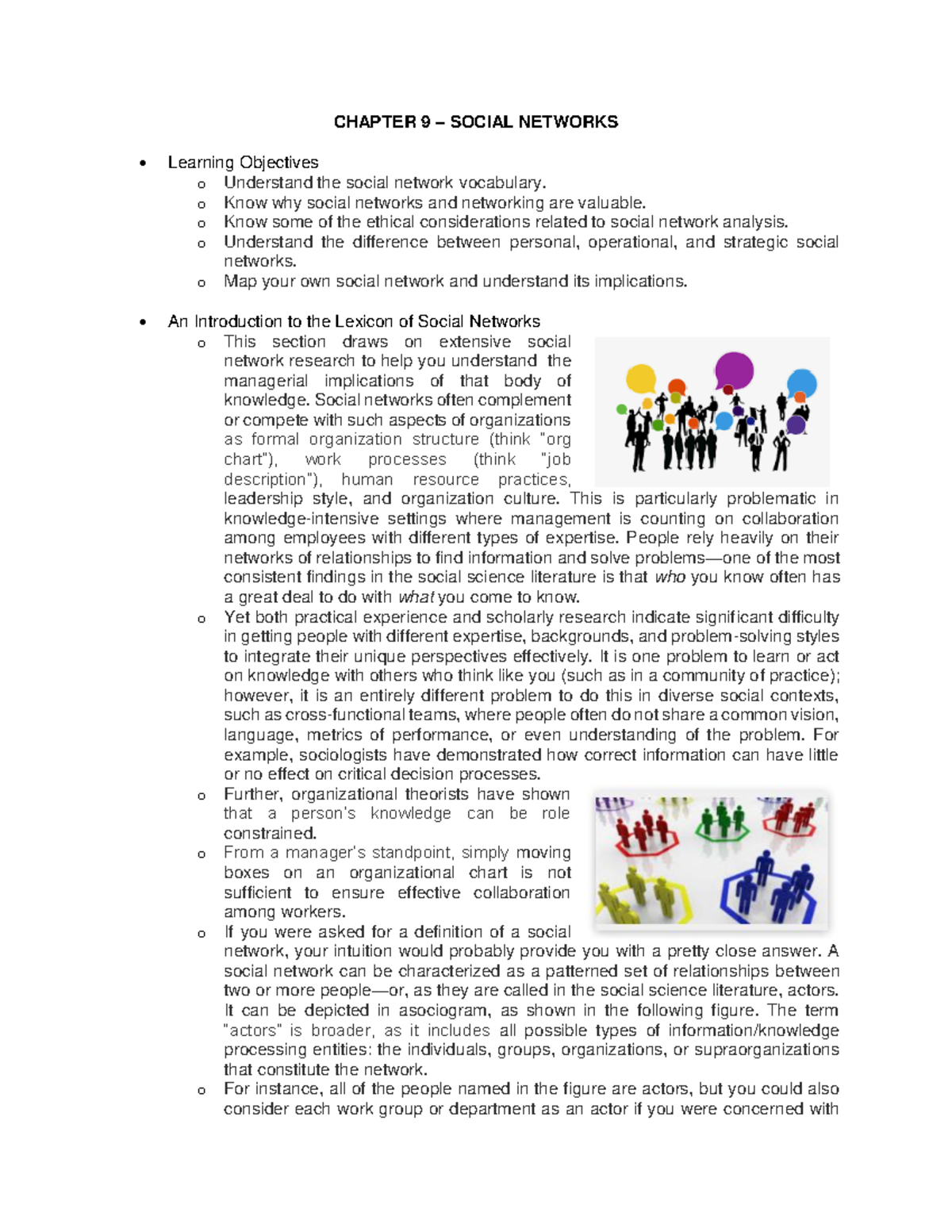 Chapter 9 - ORGANIZATION MANAGEMENT (This file will give more knowledge ...