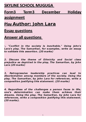 Functional Writing Notes F1 4 - FUNCTIONAL WRITING NOTES FORM 1 E-mail ...