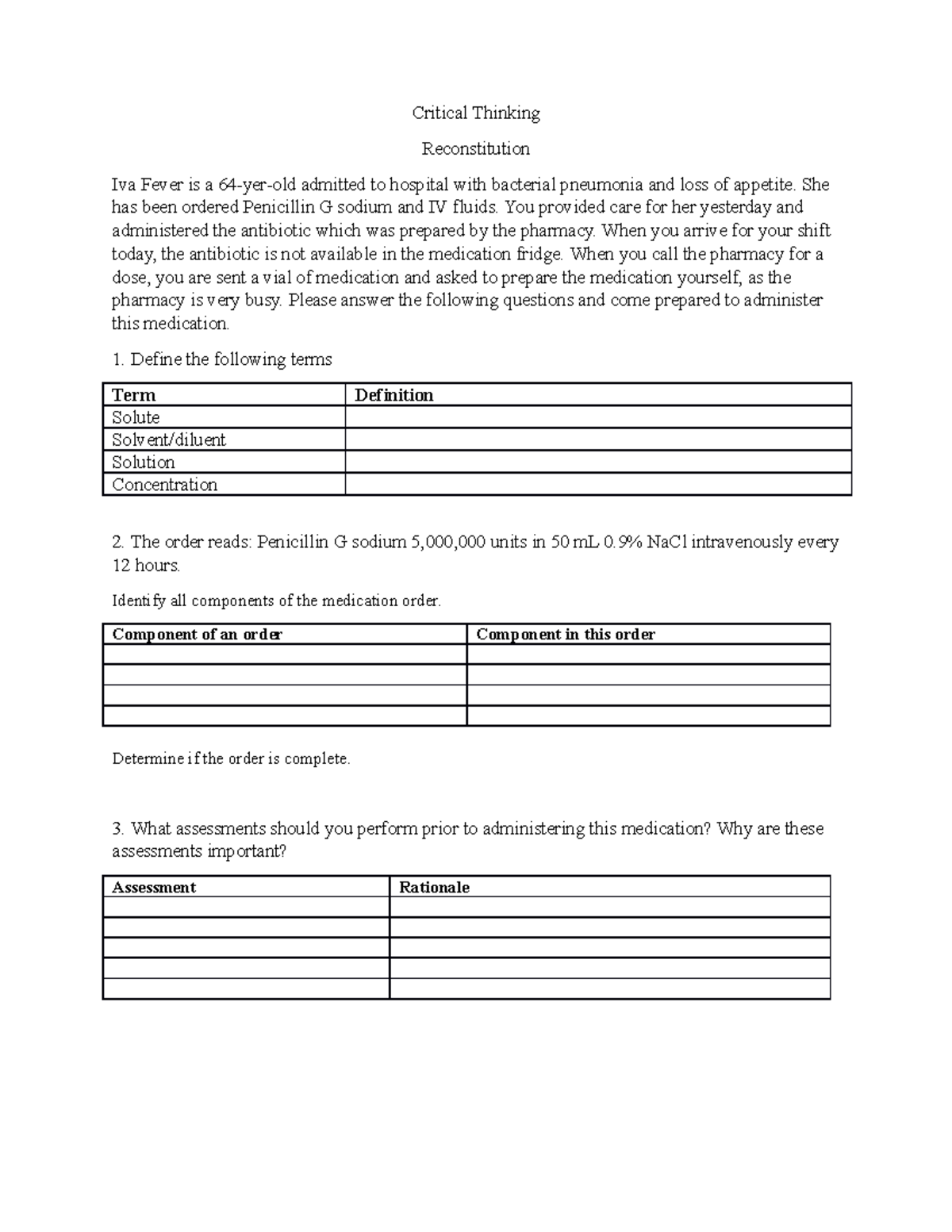 Critical+Thinking+worksheet-Reconstitution+student s+copy - Critical ...