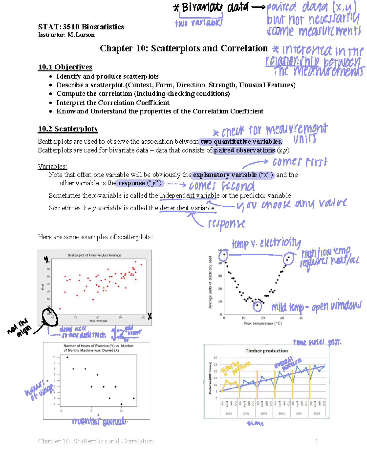 2020-biostatistics-lecture notes chapter 10 - Chapter 10: Scatterplots ...