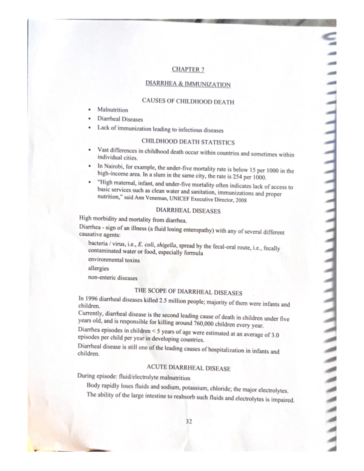 Chapter 7 Notes - HLTH 311 - Studocu