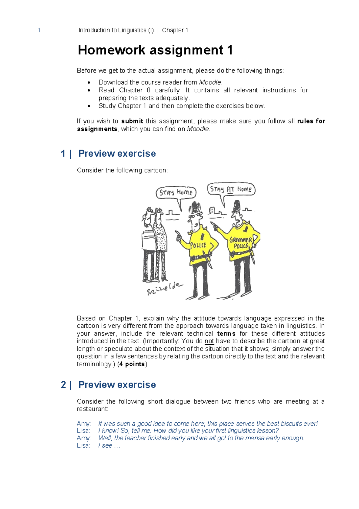 Intro Ling I HA01 WS23 24 - 1 Introduction to Linguistics (I) | Chapter ...