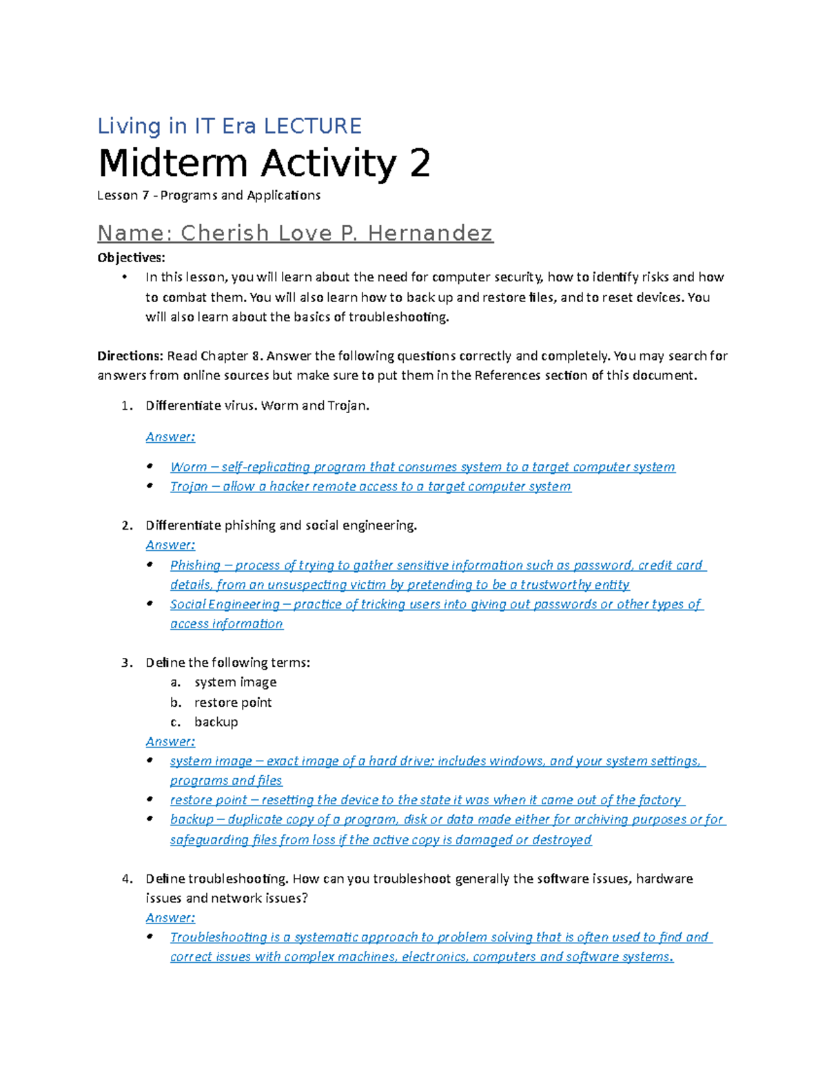 IT Era LEC Midterm Activity 02 - Living in IT Era LECTURE Midterm ...