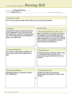 Cystic fibrosis - ATI Template - ####### ACTIVE LEARNING TEMPLATES ...