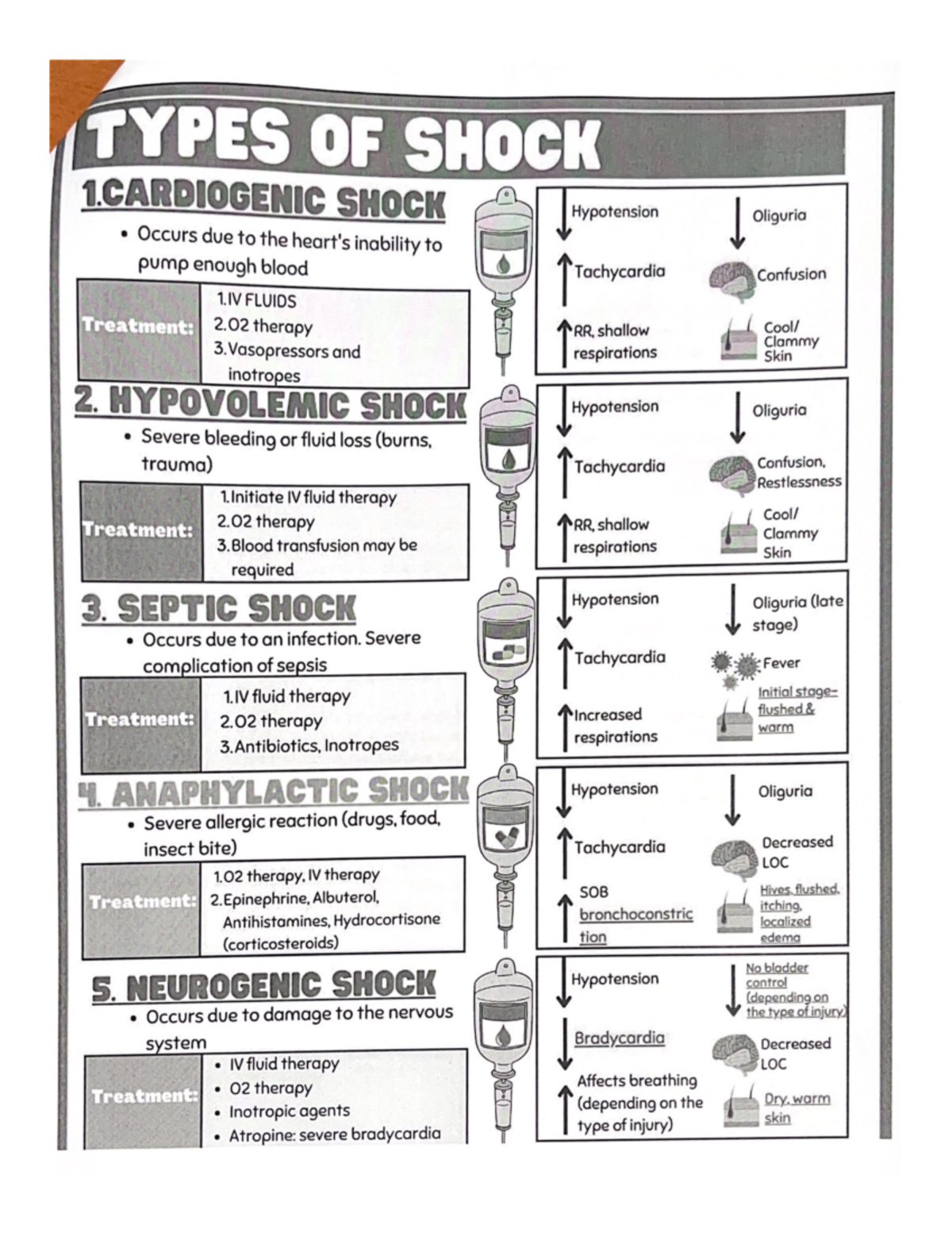 Types OF Shock - NURS 230 - Studocu
