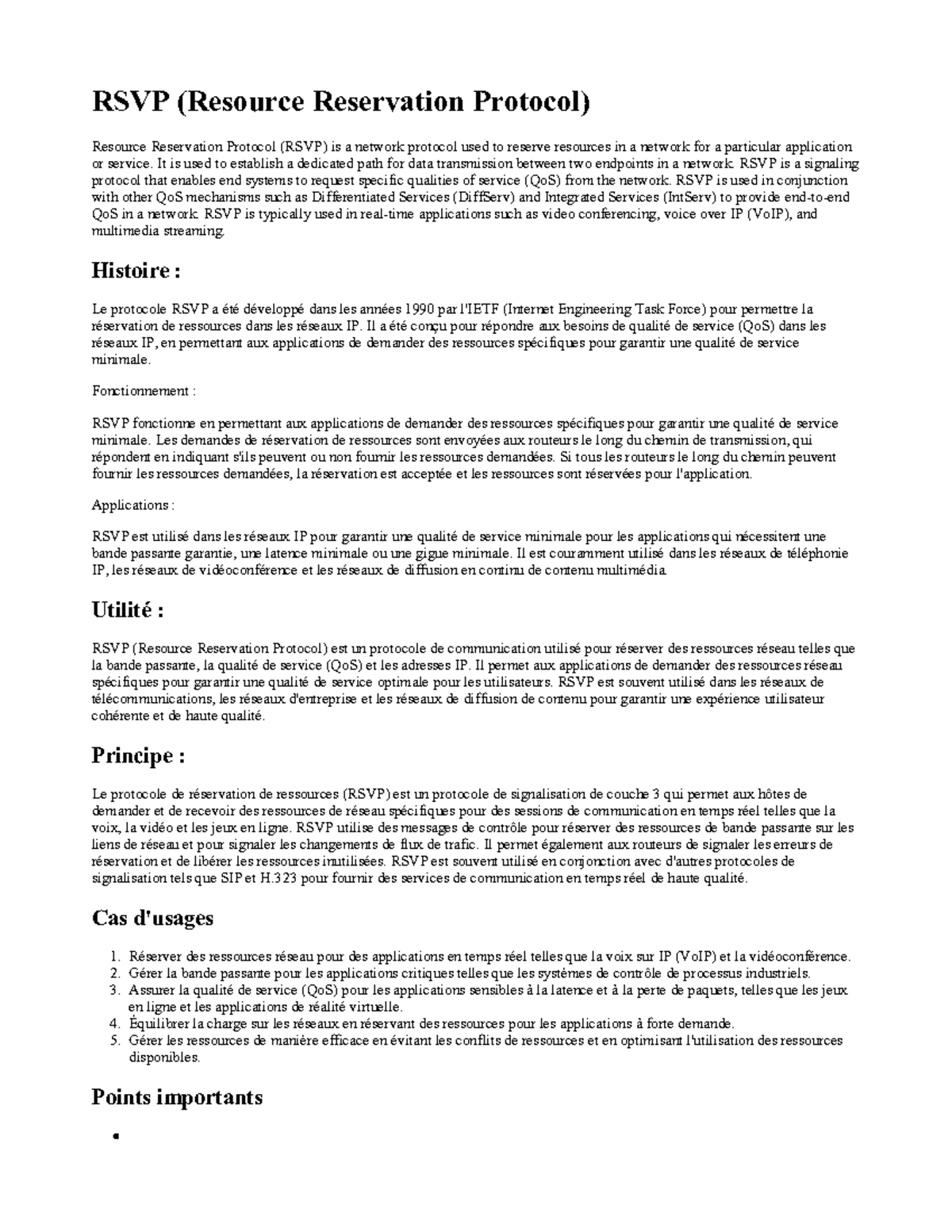 RSVP (Resource Reservation Protocol) - RSVP (Resource Reservation ...