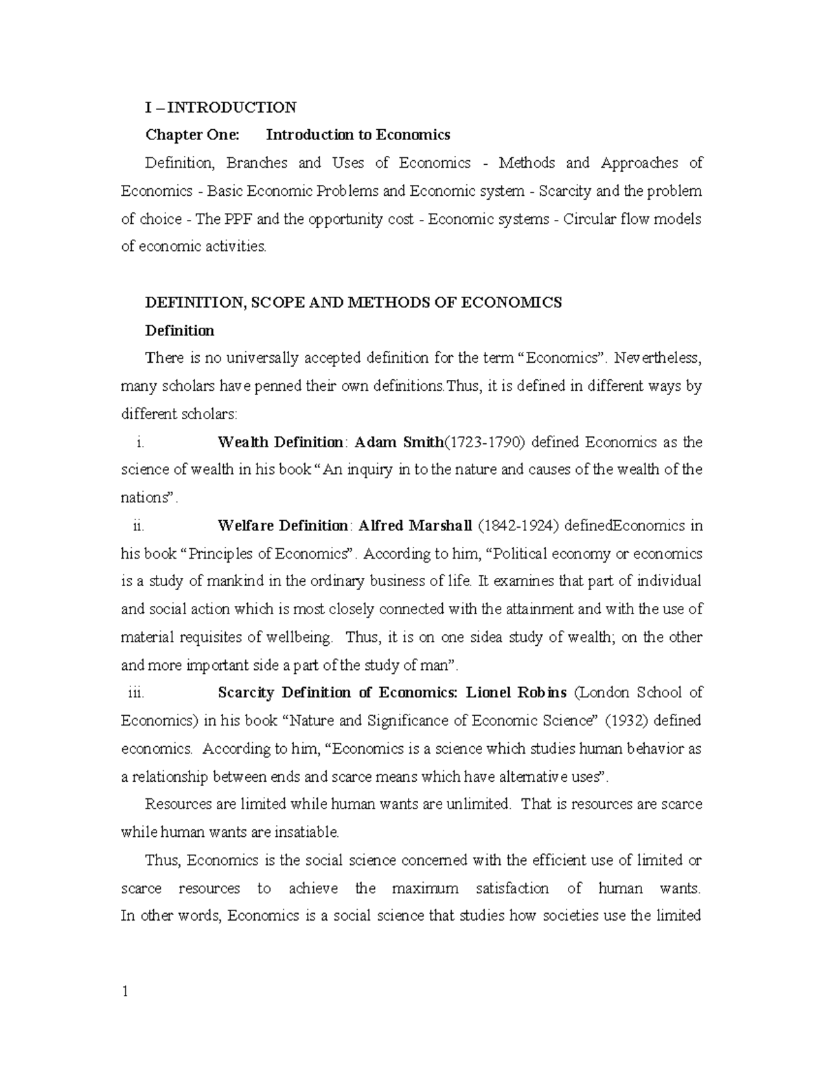 1. Chapter 1 Introduction - I – INTRODUCTION Chapter One: Introduction ...