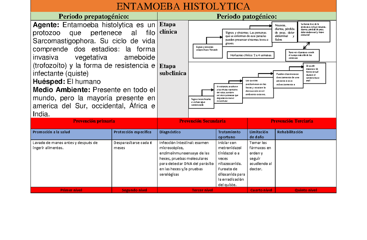 Historia DE LA Enfermedad Jeremy Micro - ENTAMOEBA HISTOLYTICA Periodo ...