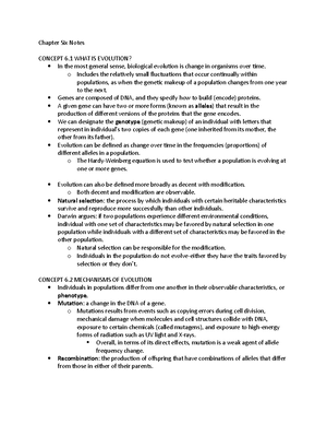 Ecology Chapter One Notes - Chapter One: The Web of Life INTRODUCTION ...