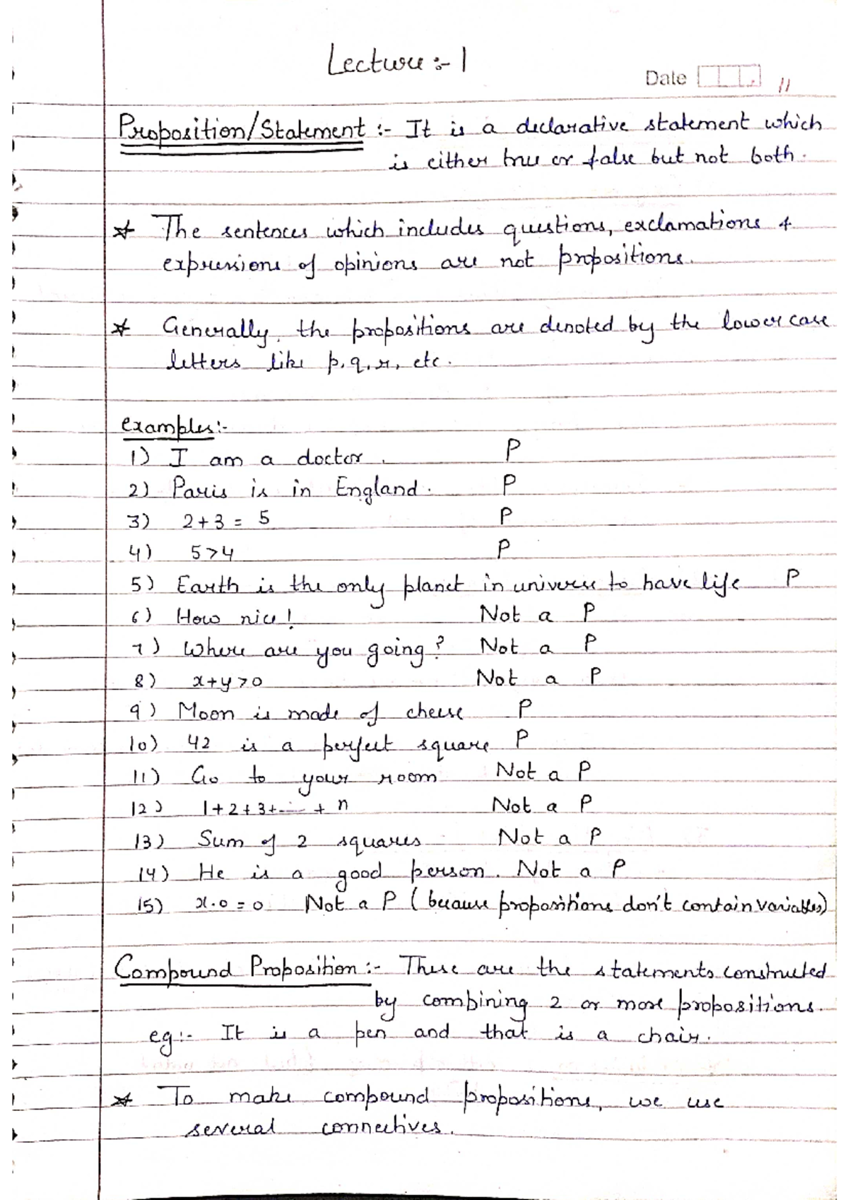 DM Lecture 1-4 MK - Discrete Mathematics - Studocu