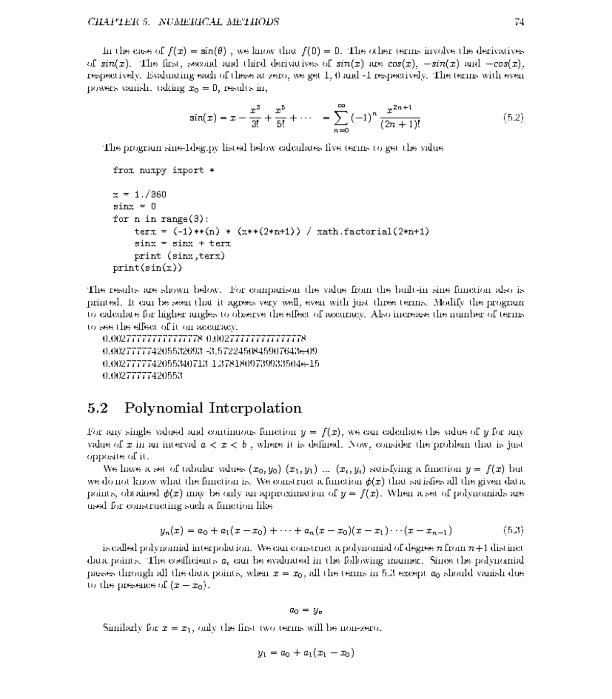 Newton's forward difference formula - P ♥t s ♦ f(x) = - Studocu