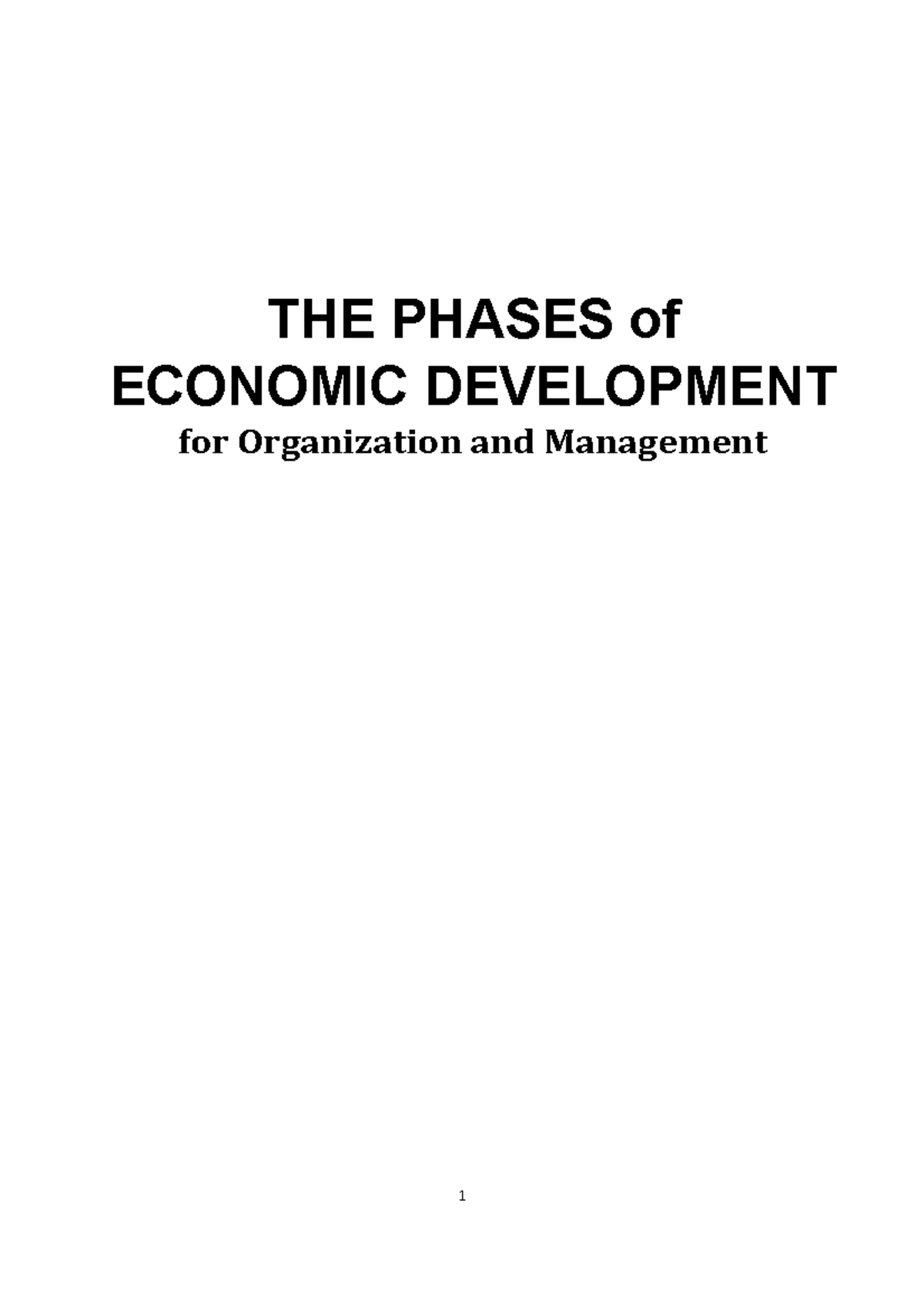 Orgman (TASK 4) - Lesson and Activity - THE PHASES of ECONOMIC ...