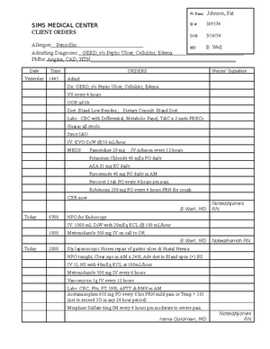 ATI System Disorder Congestive Heart Failure - NUR 306 - UMass ...