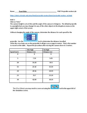 Ideal gas law lab (completed) - phet.colorado/ Open the Phet simulation ...