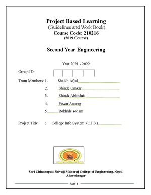 CSDF&STQA Lab Manual LP4 Final (1) - ACADEMIC YEAR 2023- 24 Laboratory Practice-IV BE Computer ...