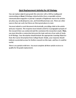 Exam 1 Study Guide - Exam 1 Study Guide Chapter 1: Introduction to the ...