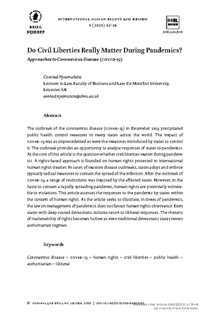 Patrick Emerton and Maria OSullivan, Private Rights, Protest and Place ...