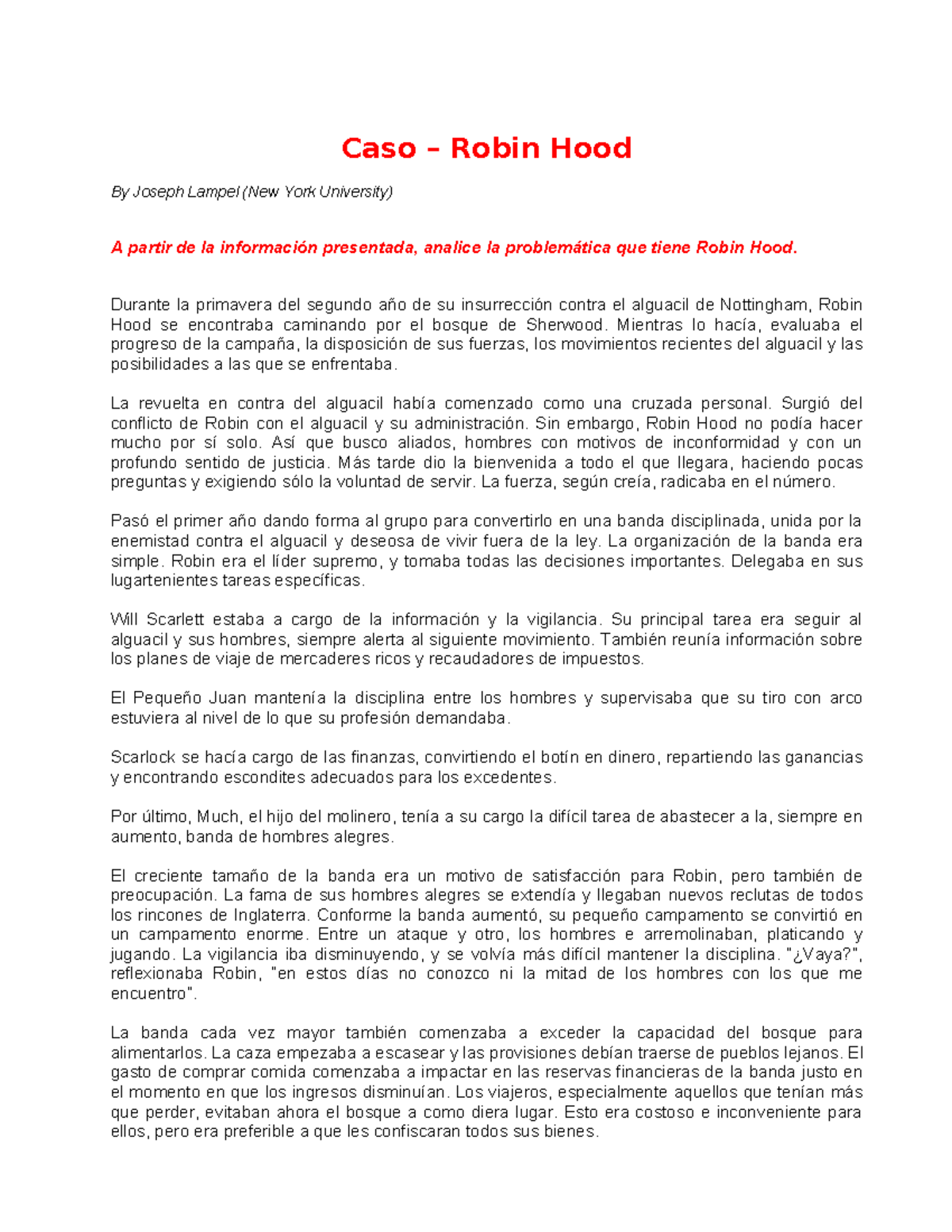 Práctica Robin Hood - Resumen La garçonne e l'assassino. Storia di ...