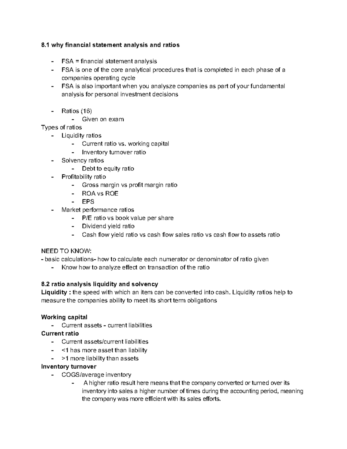 Acct lesson 8 videos ACCT 211 - 8 why financial statement analysis and ... Acct lesson 8 videos ACCT 211 - 8 why financial statement analysis and ...