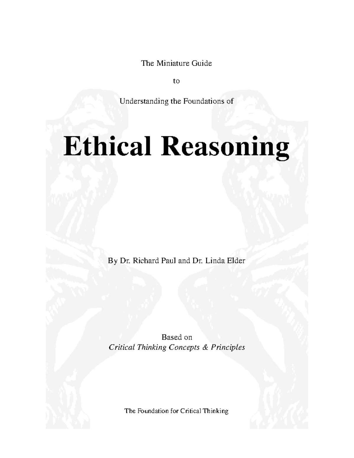 SAM-Ethical Reasoning 2005 - The Miniature Guide to Understanding the ...