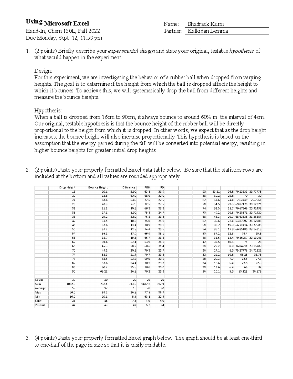 Kumi Excel - Assignment and Lecture Note - Using Microsoft Excel Name ...