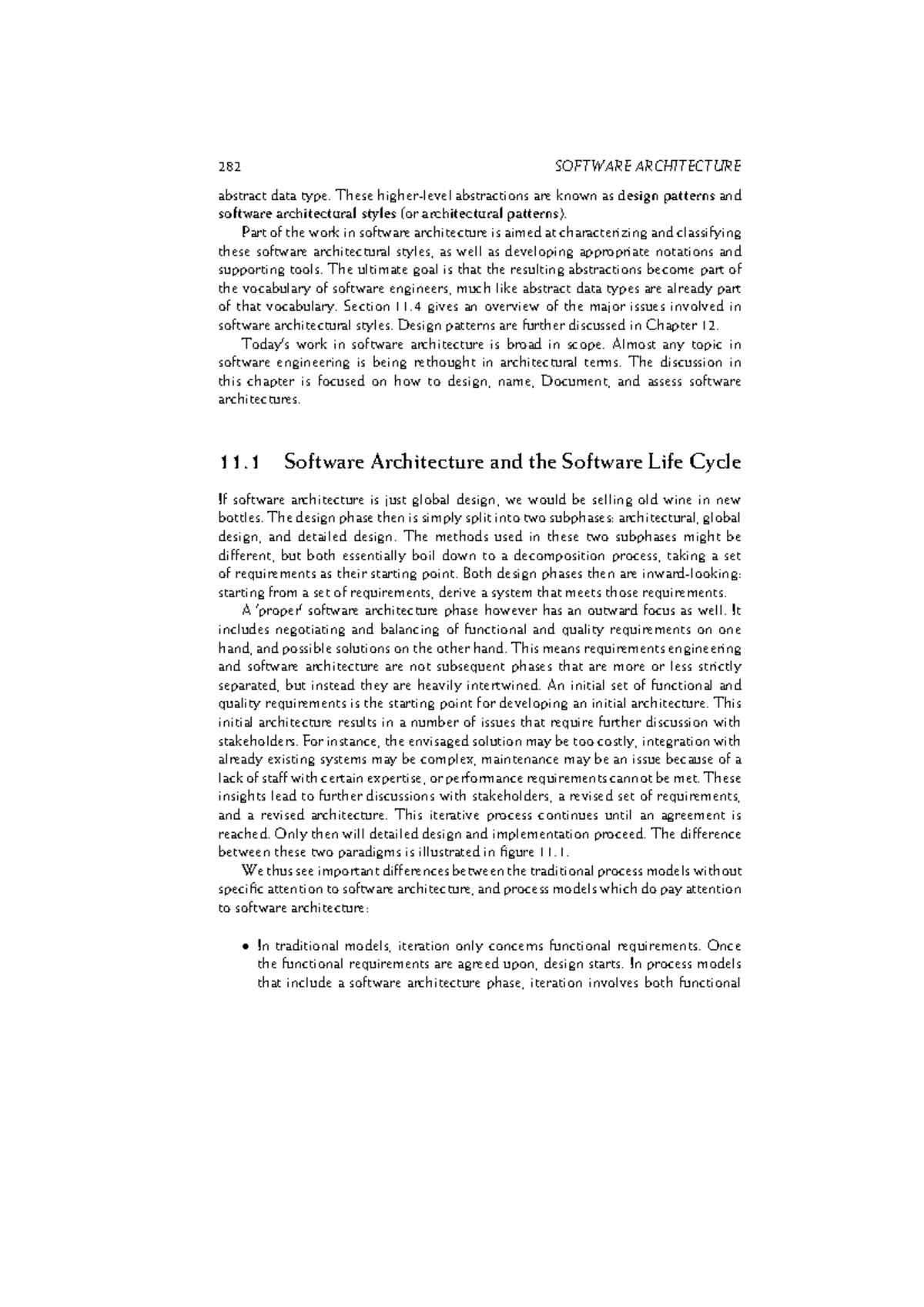 Software Engineering Lecture Notes 71 282 Software Architecture Abstract Data Type These