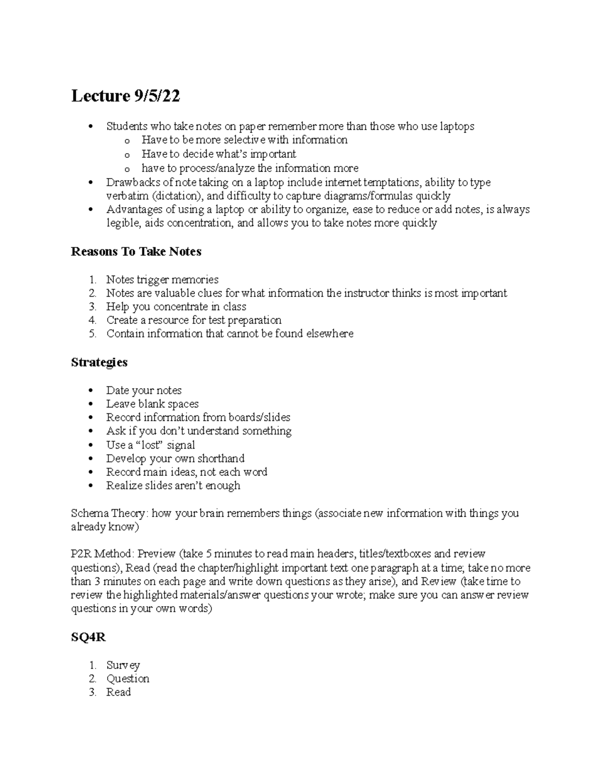 Module 3 Week 3 - Campus Exploration, Reading, and Notetaking - Lecture ...