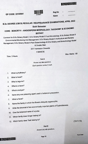 Plant Taxonomy- Modern Trends IN Taxonomy - botany - Studocu