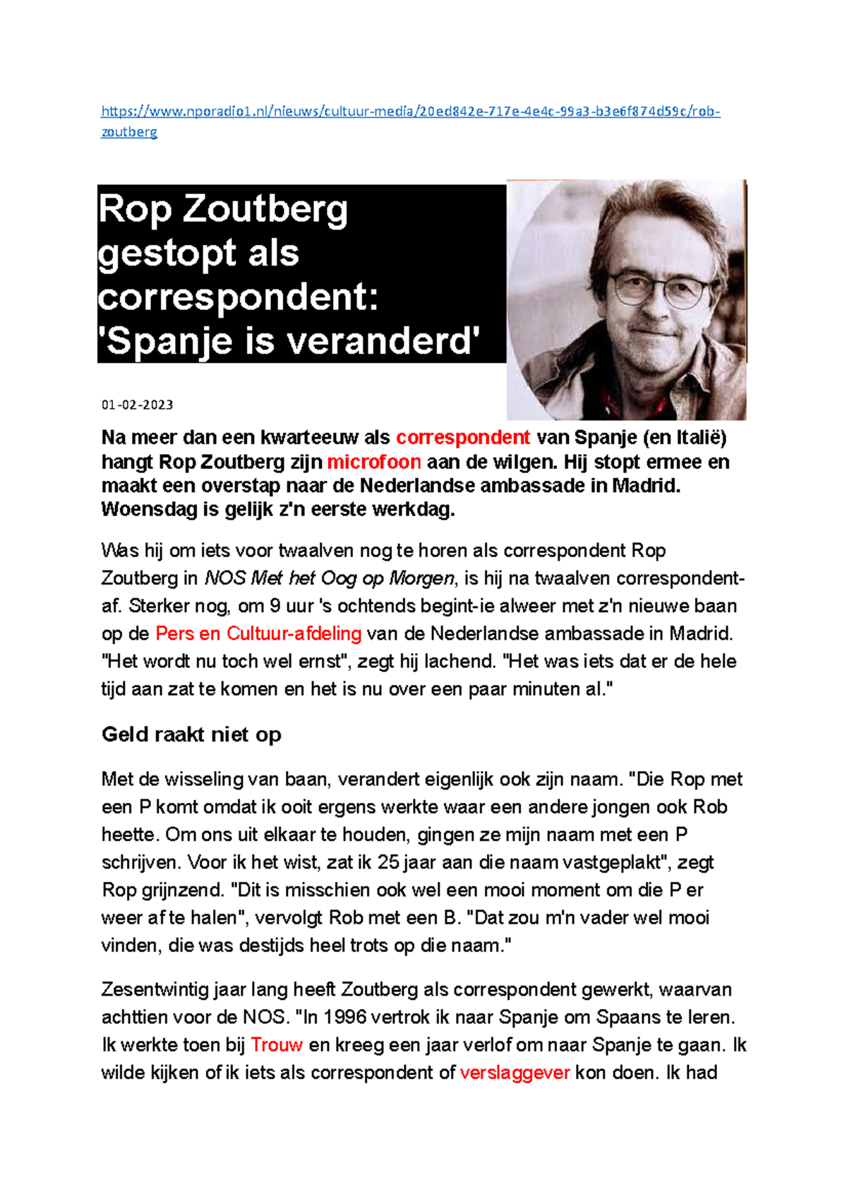 Rop Zoutberg opdracht - nporadio1/nieuws/cultuur-media/20ed842e-717e ...