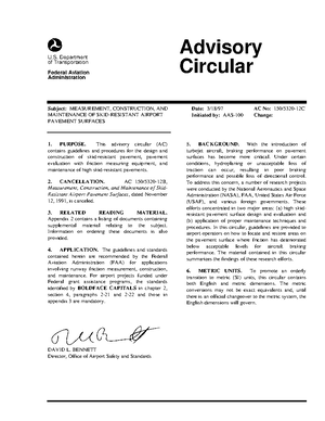 150 5320 17a appendix a - Norma ICAO - Pavement Surface Evaluation and ...
