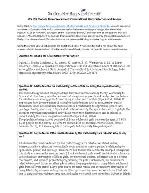 Scs502 module five factorial design worksheet - Module Five Worksheet ...