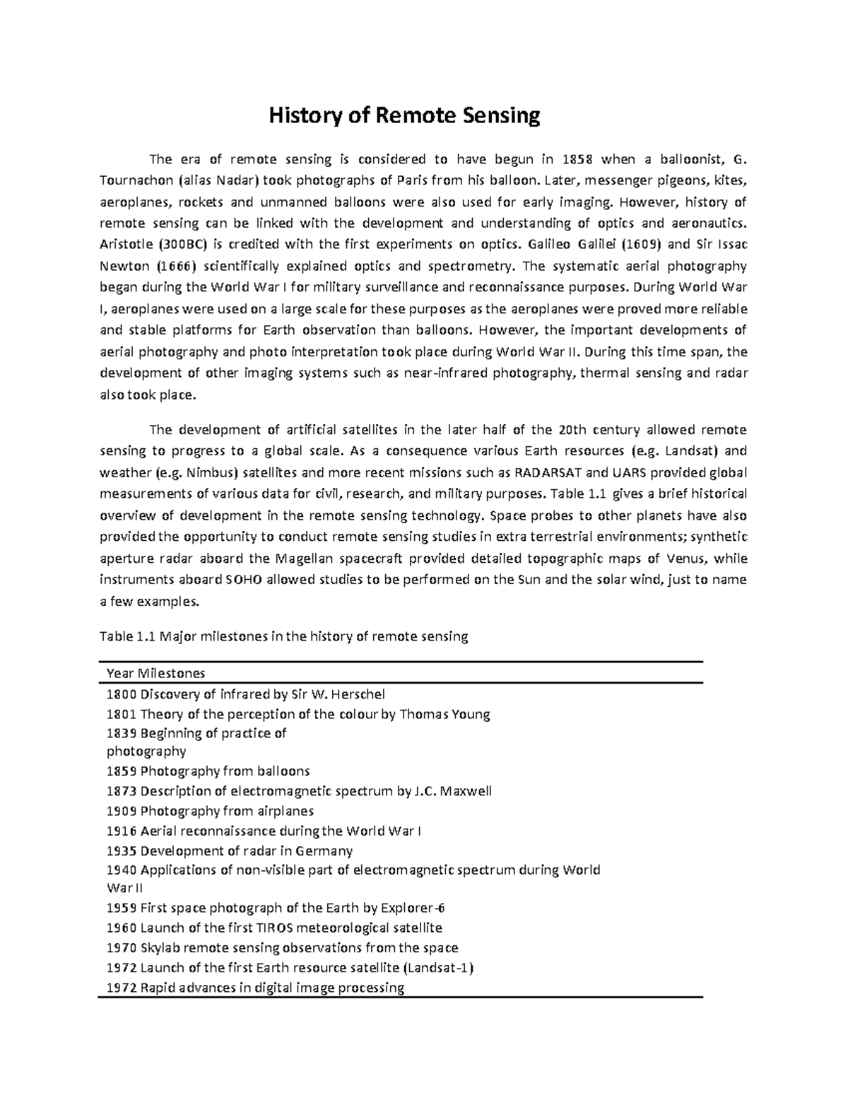 1621483561 - Read them and understand - History of Remote Sensing The ...