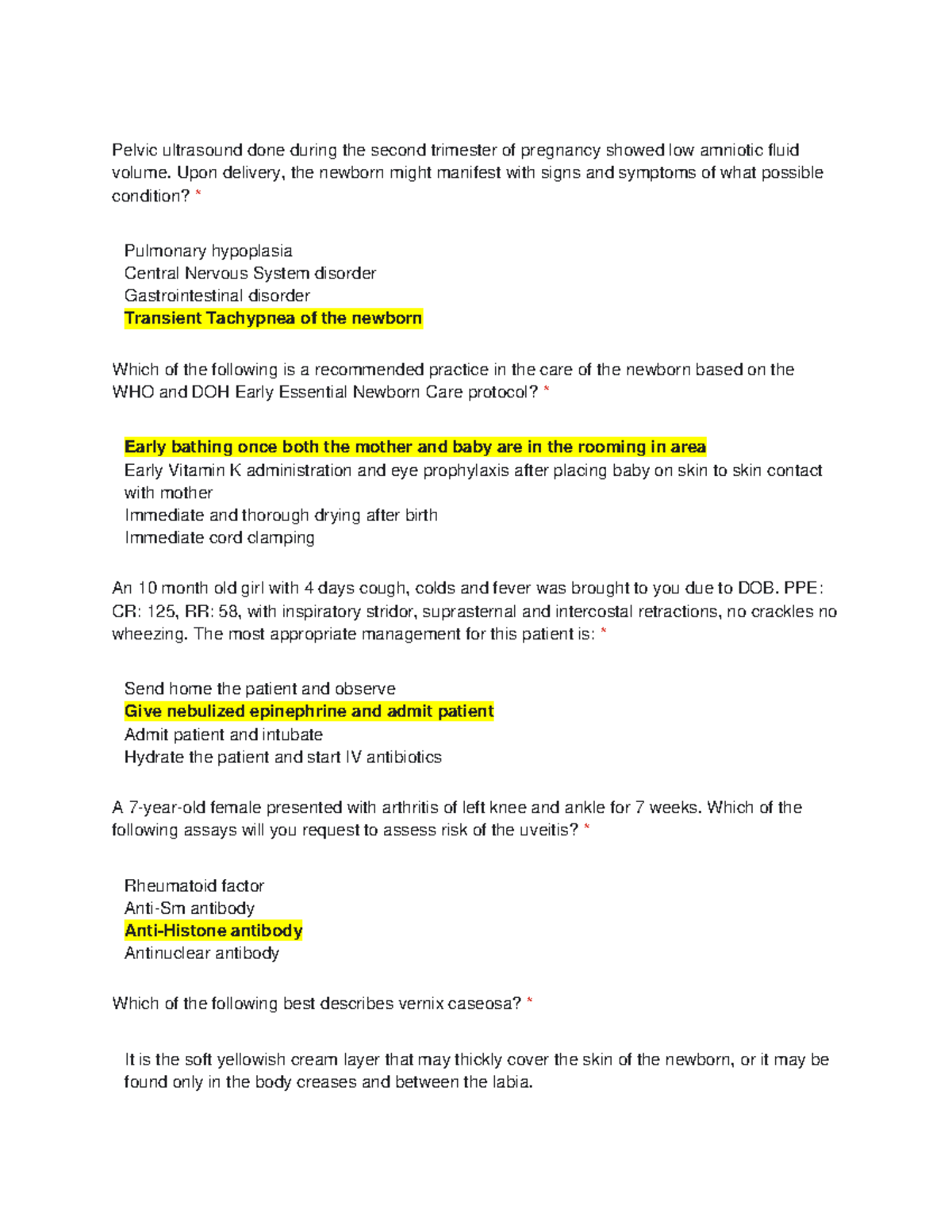 Medical of Neurological surgery exam part 3 - Pelvic ultrasound done ...