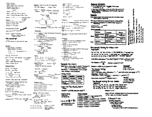 Final Cheat Sheet - STATS 312 - Studocu