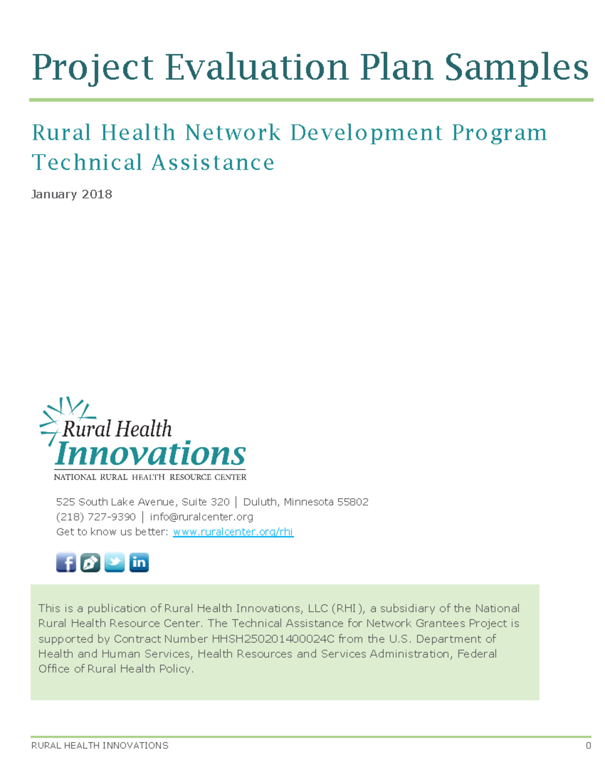 Project Evaluation Plan Samples - The Technical Assistance for Network Grantees Project is ...