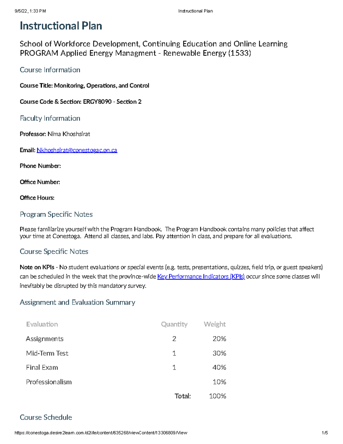 Instructional Plan - ERGY8090-22F-Sec2-Monitoring, Operations and Maint ...