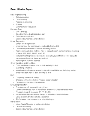 Hw2 programming handout - CS 391L: Machine Learning Summer 2024 Homework 2 - Programming Lecture ...