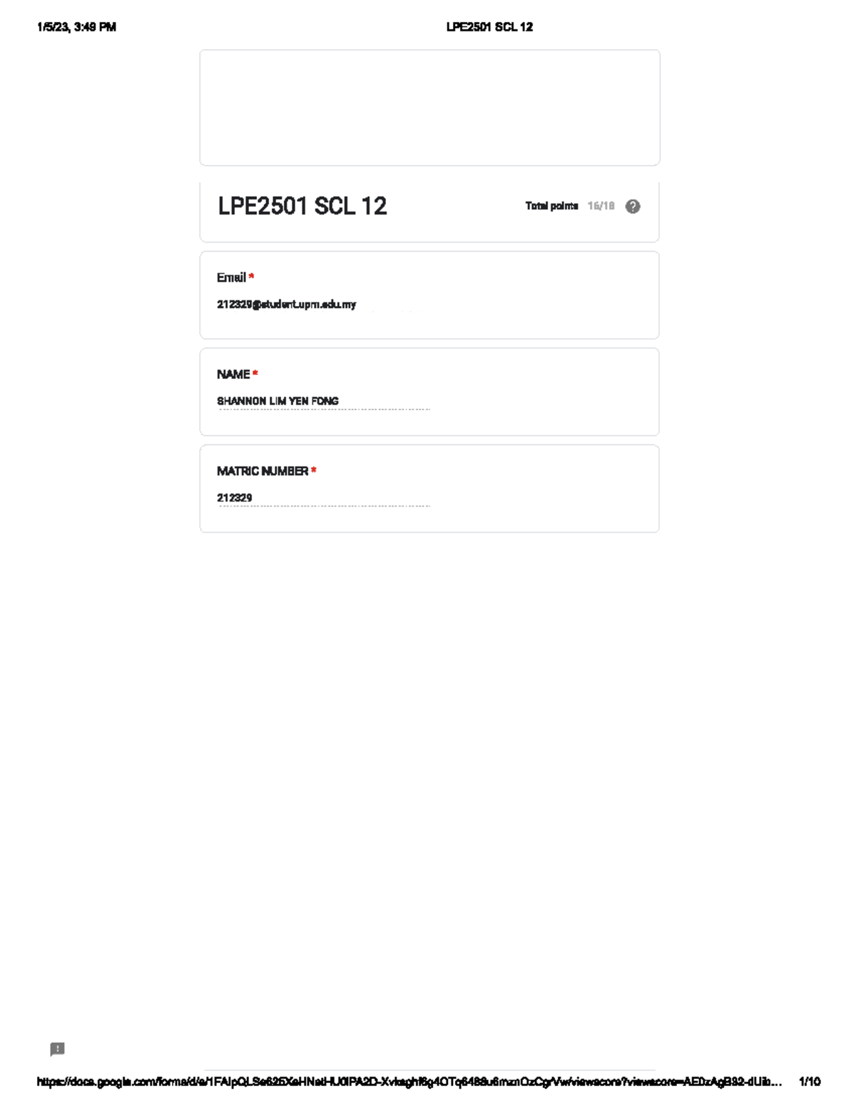 SCL 12-Academic Writing(LPE2501) - Academic Writing - Studocu