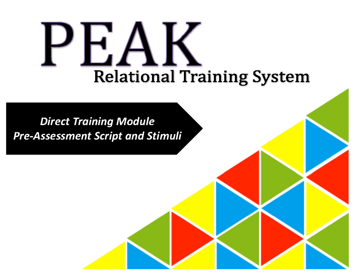 PEAK DT Flipbook - Materiais de aplicação formulário PEAK em inglês ...