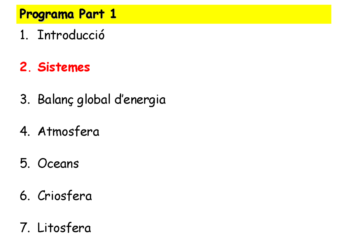 Tema 2. Sistemes - Presentaciones clase - Warning: TT: undefined function: 32 Warning: TT ...