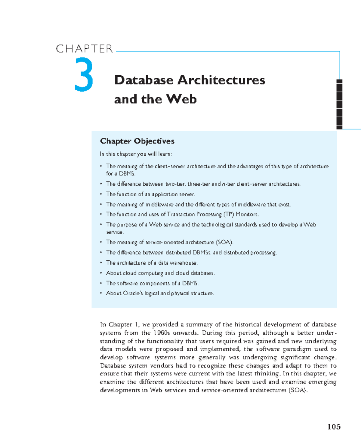 Chapter 03 Database Architectures And The Web Chapter 3 Database Architectures And The Web