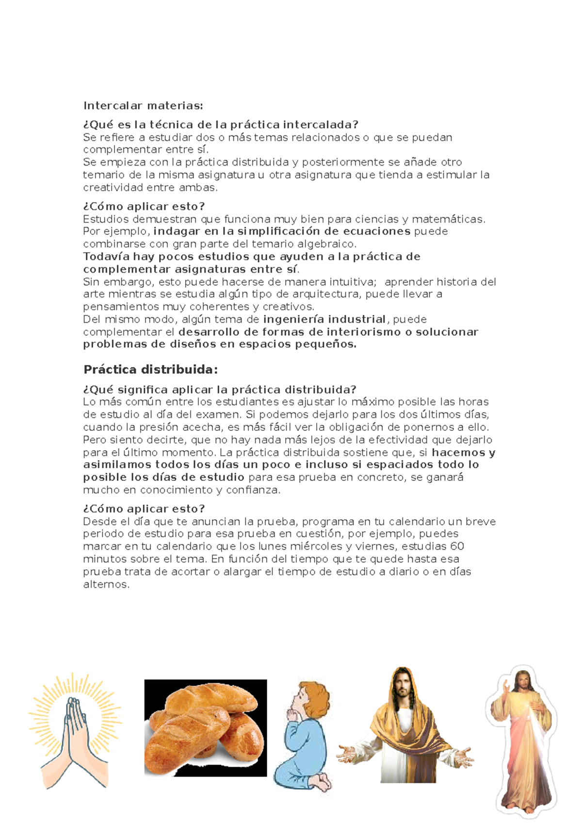 Tecnicas de estudio - Intercalar materias: ¿Qué es la técnica de la ...