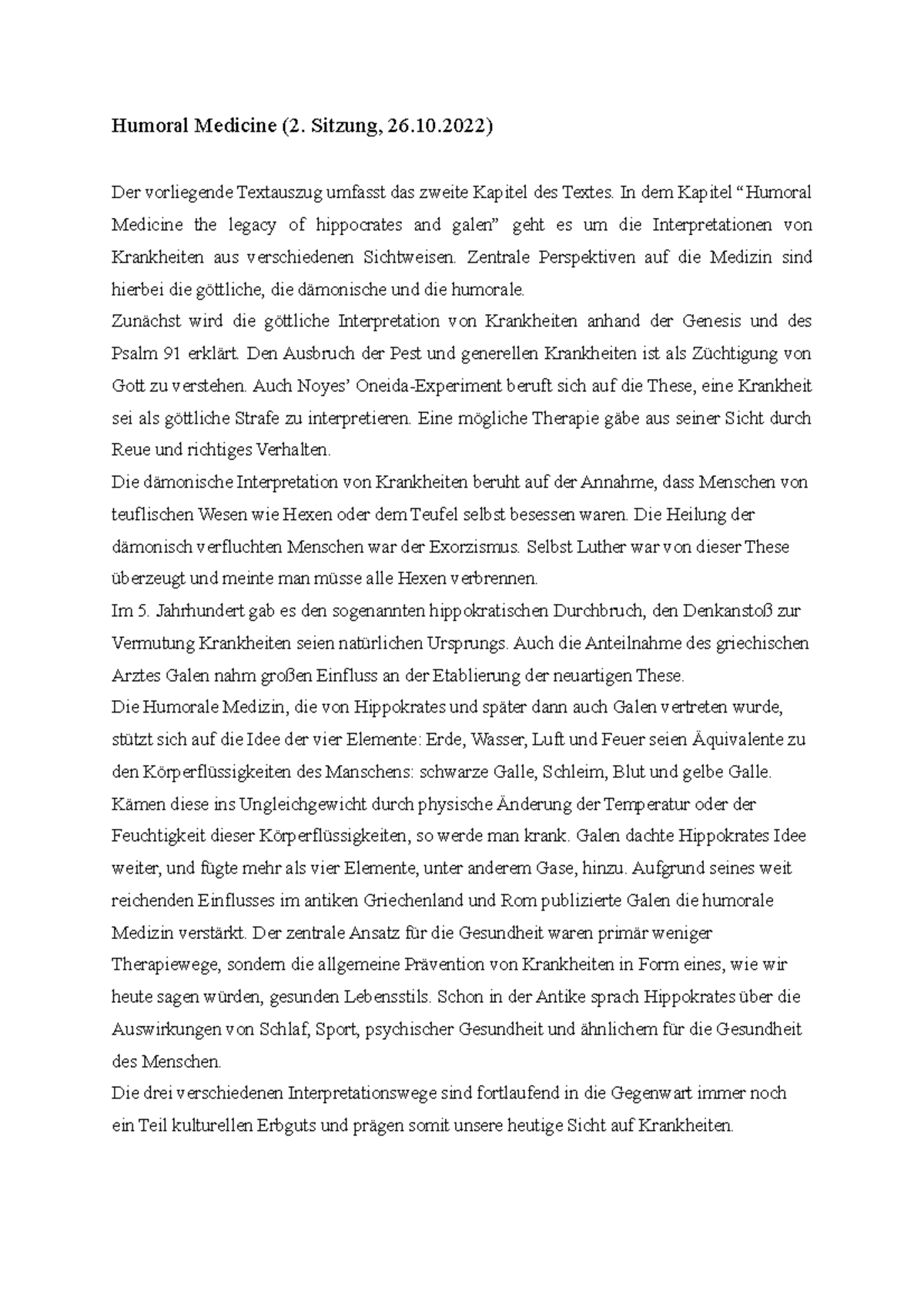 Humoral Medicine JBlumensath – Kopie - Grundkurs Mittelalter - Uni Jena ...