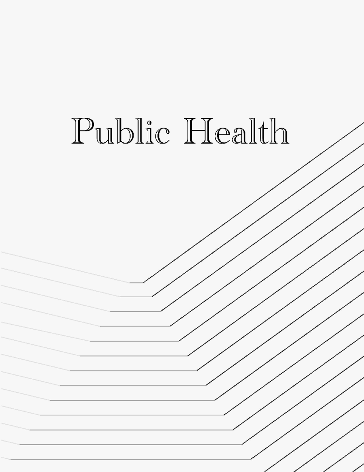 Public Health Notebook - NUFT 442 - Studocu