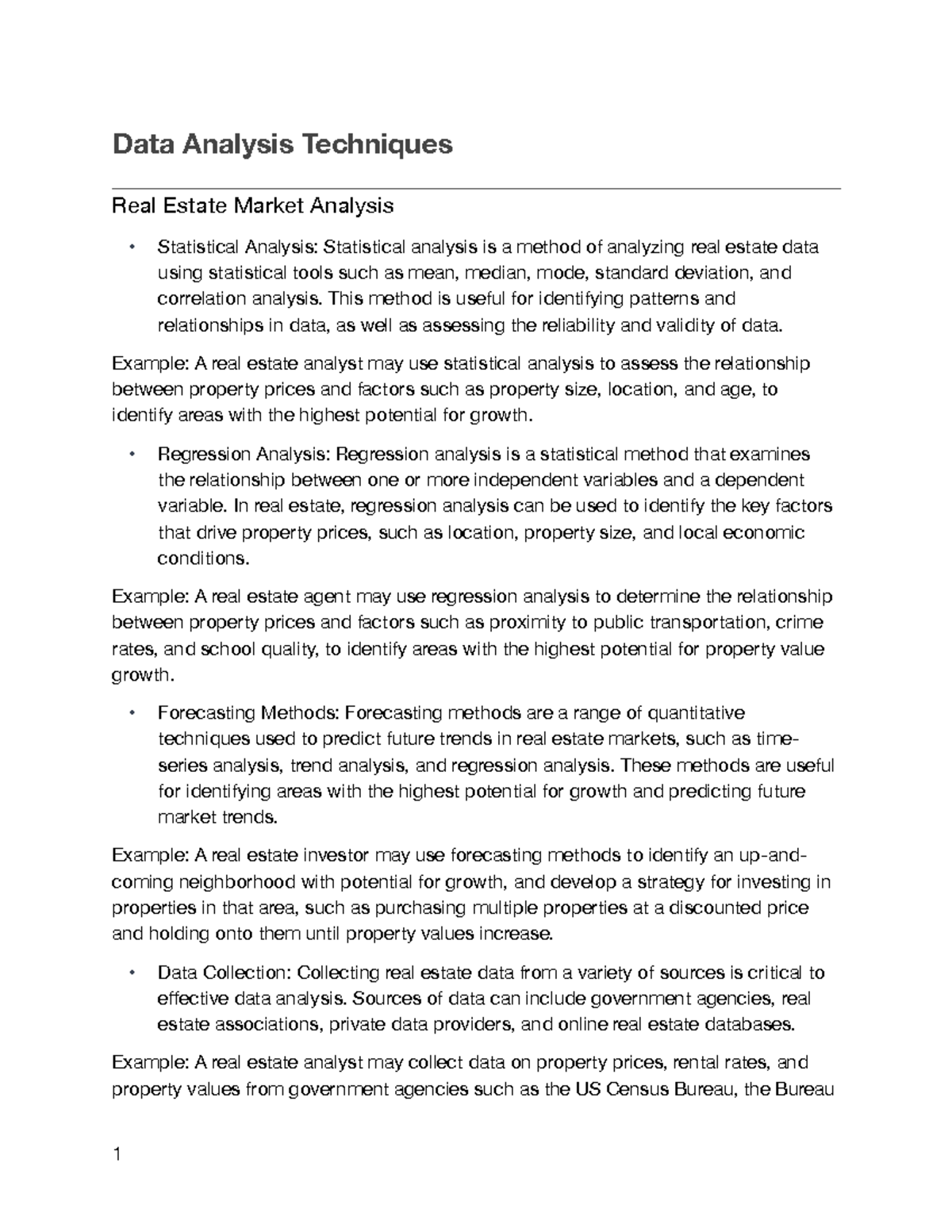Data Analysis Techniques - This method is useful for identifying ...