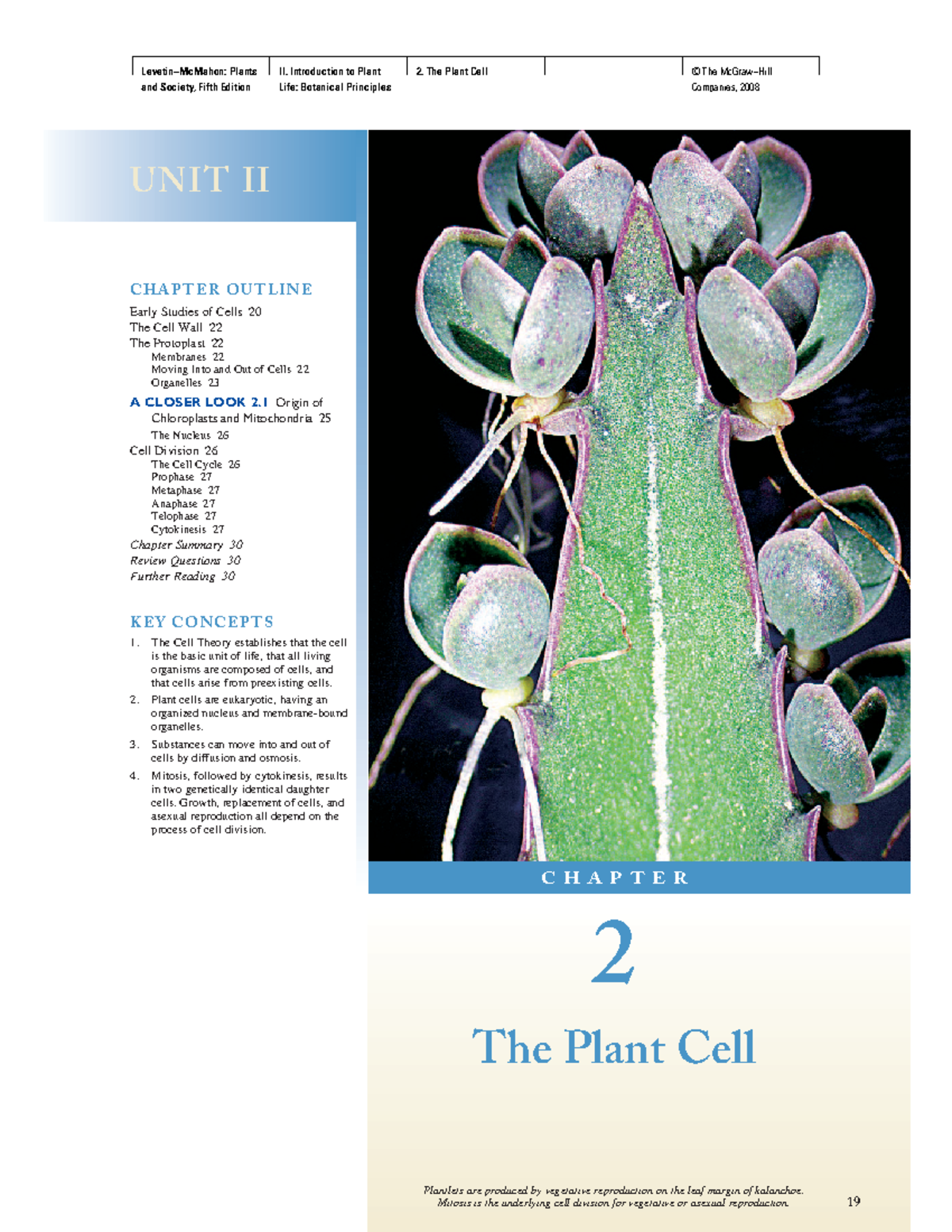 The-Plant-Cell - Lecture notes 12 - and Society, Fifth Edition Life ...