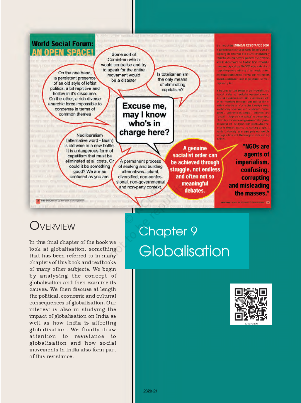 Ncert globalization - OVERVIEW In this final chapter of the book we ...