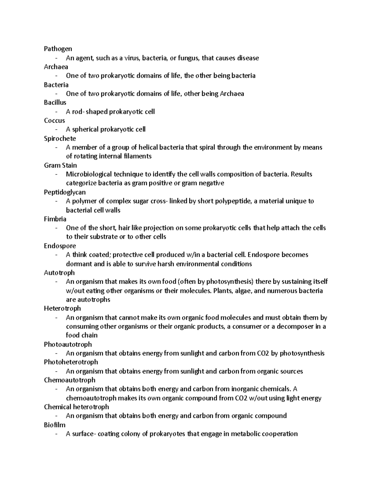 Chapter 5 vocab - Pathogen - An agent, such as a virus, bacteria, or ...